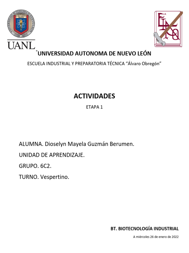 DMGB Act - Etapa1 | PDF