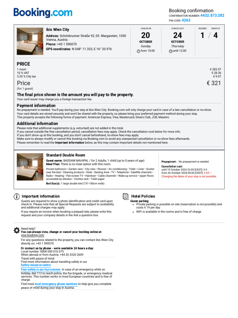 Baddam Hotel 1 | PDF