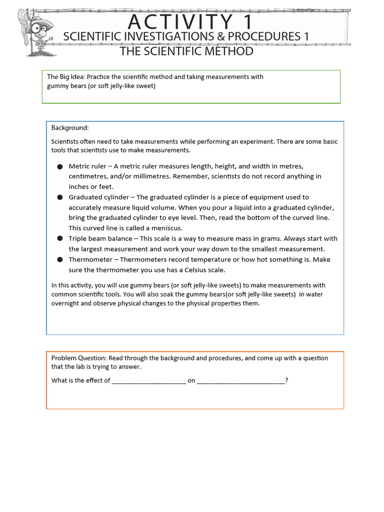 science scientific method activity | PDF
