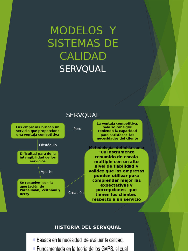 Modelos Servqual | PDF