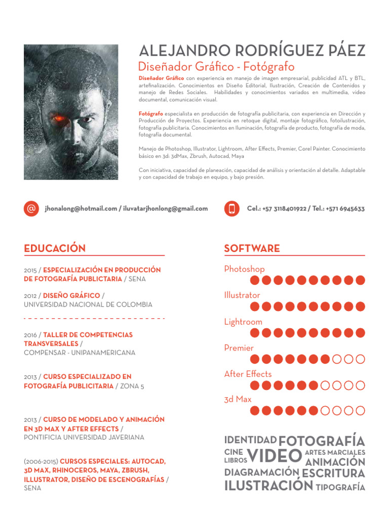 Alejandro Rodríguez Diseñador-Fotografo | PDF