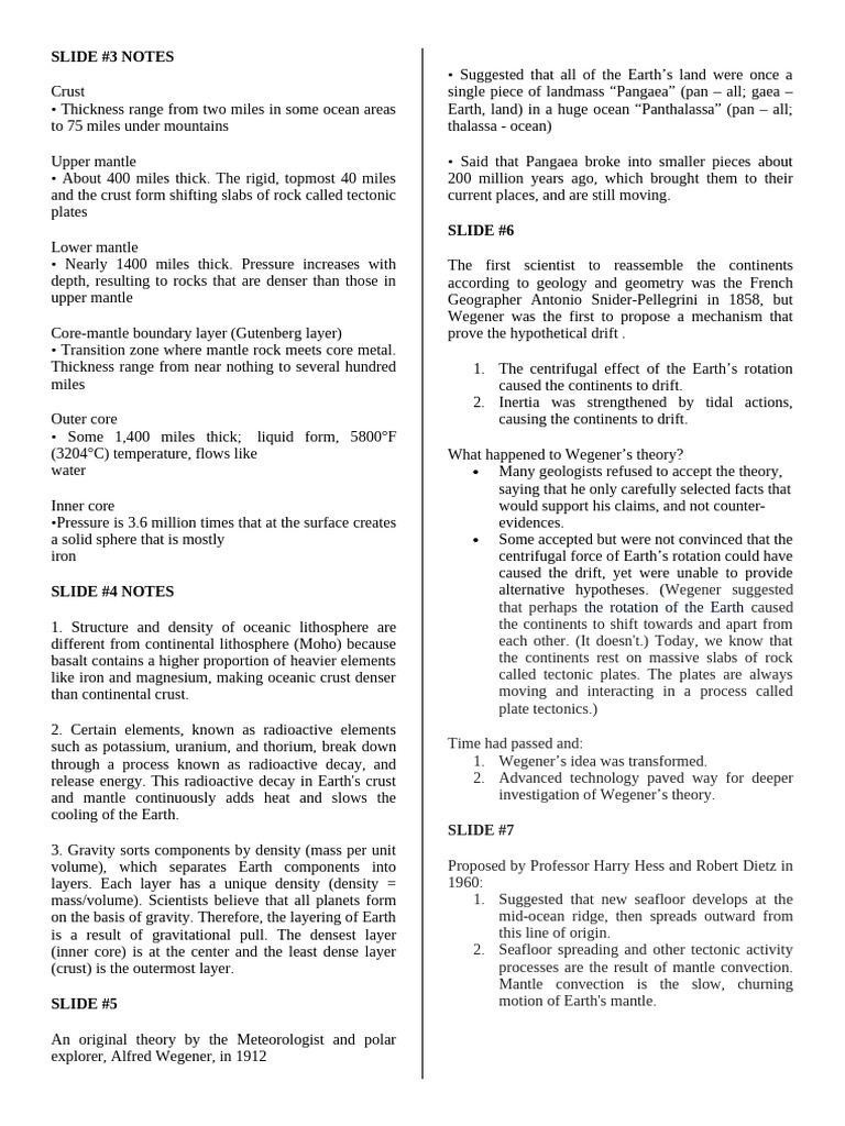 Notes On Moving Surfaces of The Earth | PDF