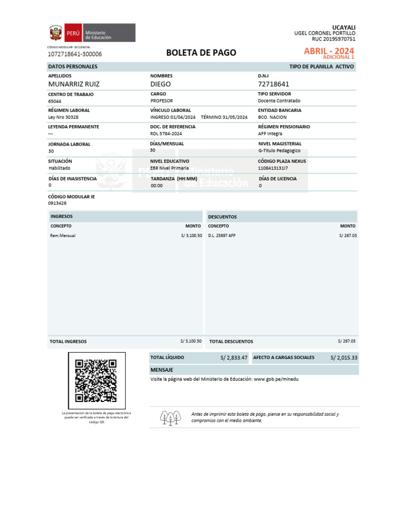 Descargar Boleta | PDF