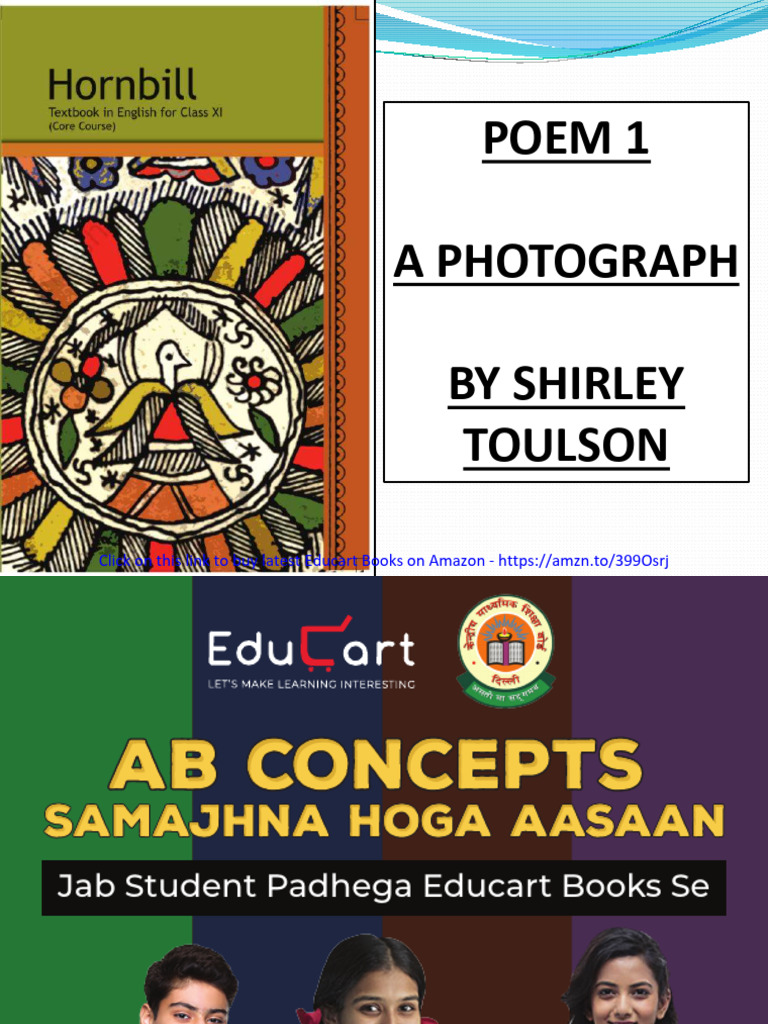 Poem 1 - A Photograph | PDF