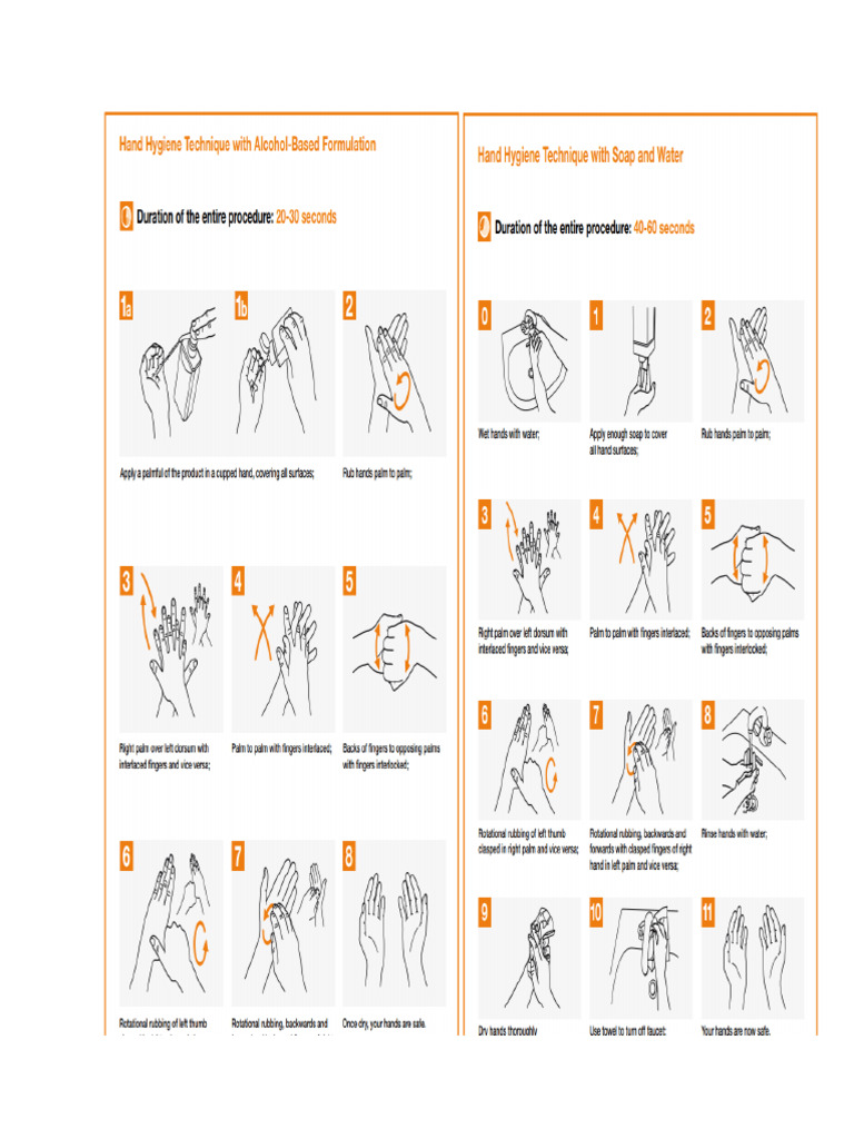 Hand hygiene | PDF