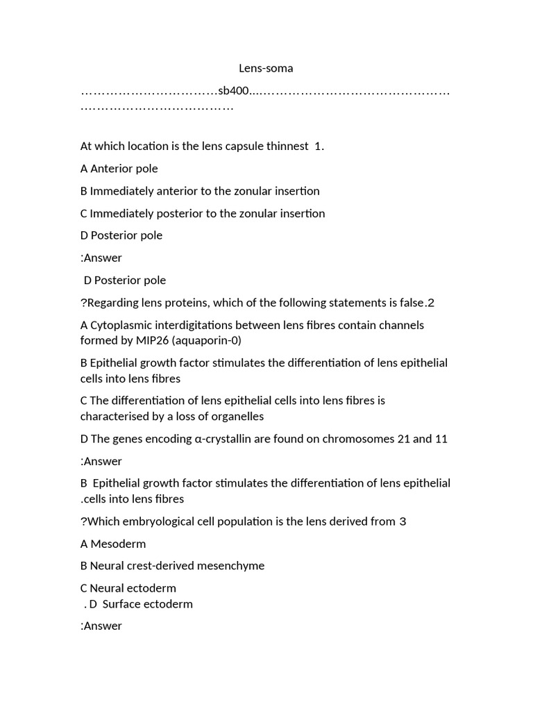 LENS-SOMA | PDF