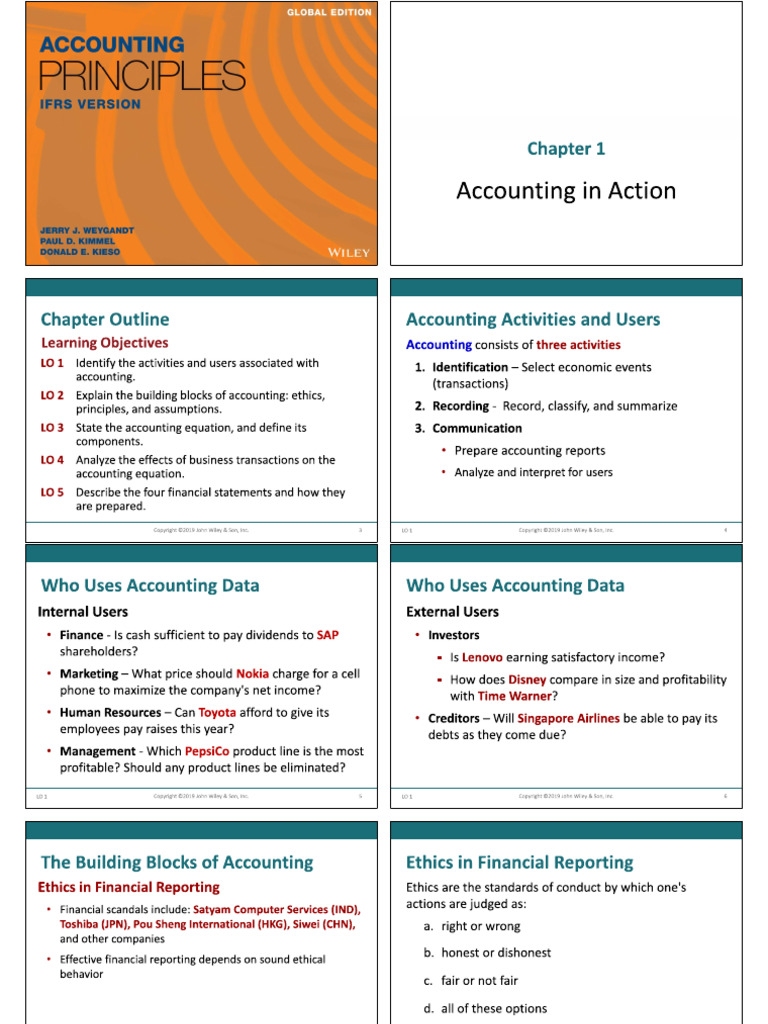 CH - 01 - Accounting in Action - STD | PDF