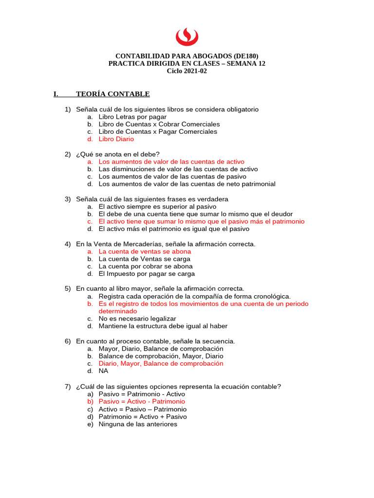Contabilidad INDIVIDUAL | PDF