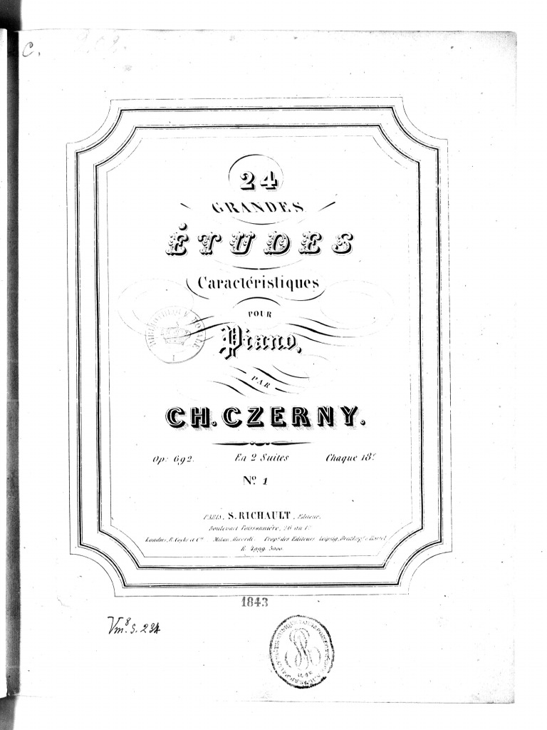 Czerny 692 | PDF