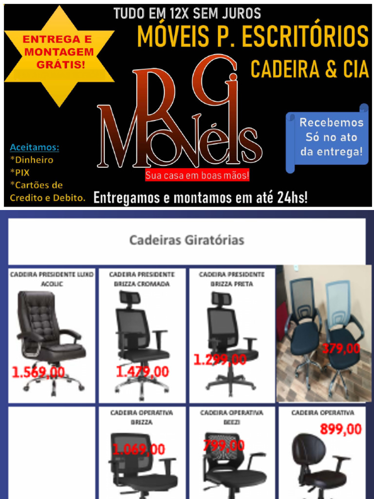 CADEIRAS GIRATÓRIAS E CIA RGMÓVEIS-1 (1) | PDF