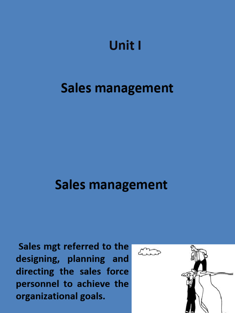 Day 1 (Sales Management) | PDF