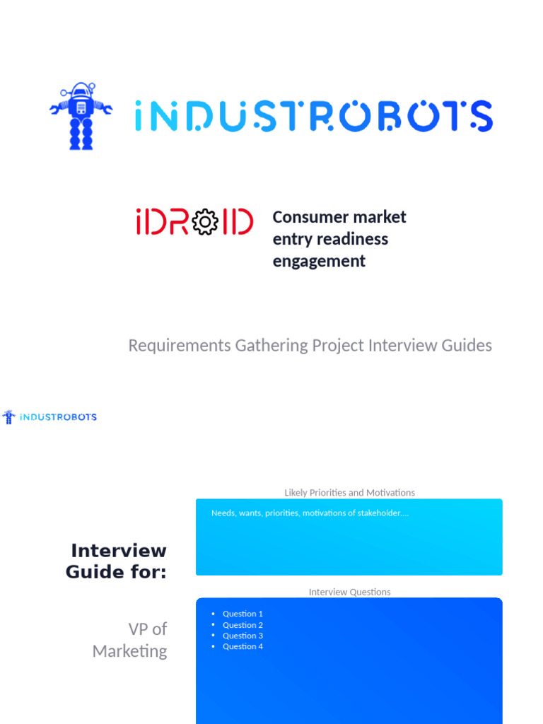 Requirements Gathering Project Interview Guide Template Pdf 