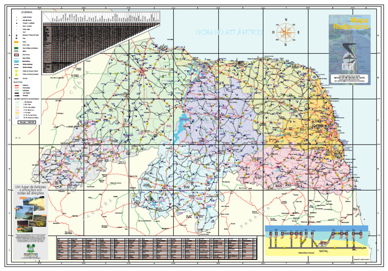 Mapa Rodoviário RN | PDF