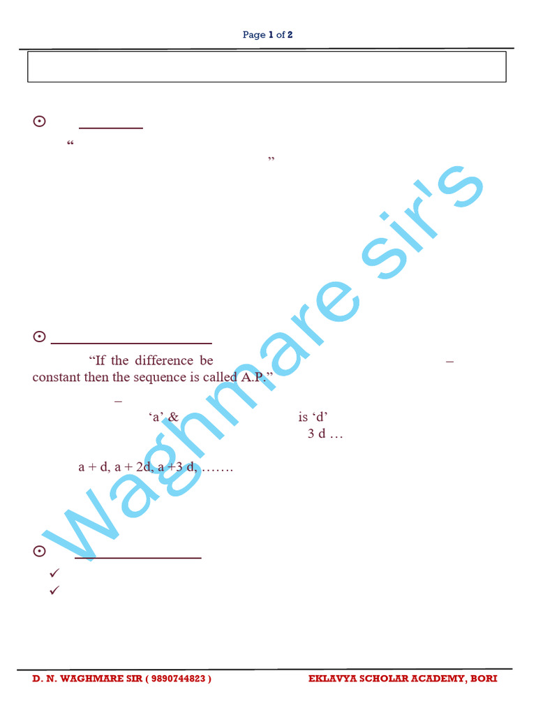 Sss Math Part-1 Semi - 3. Arithmetic P. | PDF