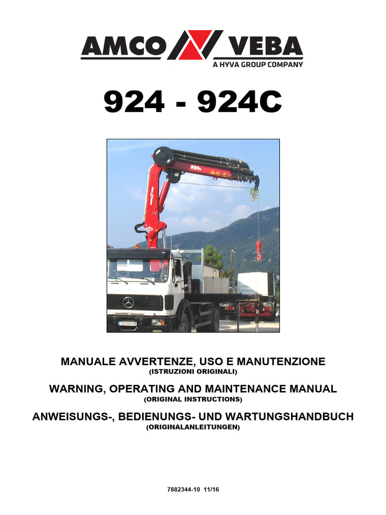Manual 924 Amco Veba | PDF
