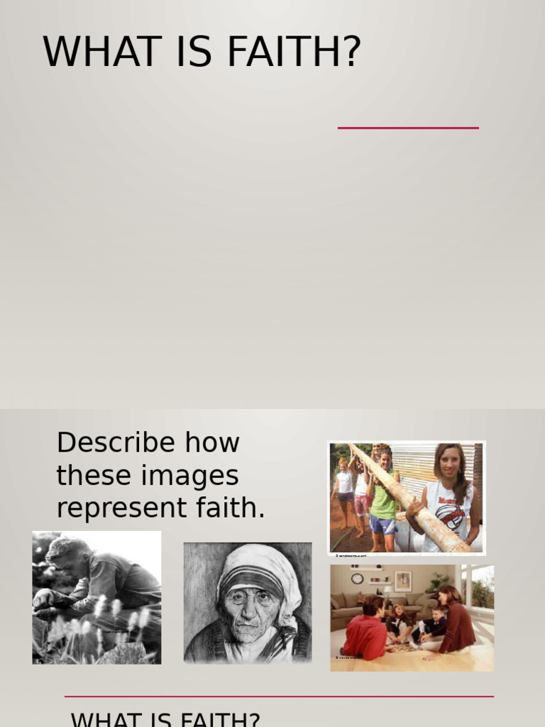 What Is Faith | PDF