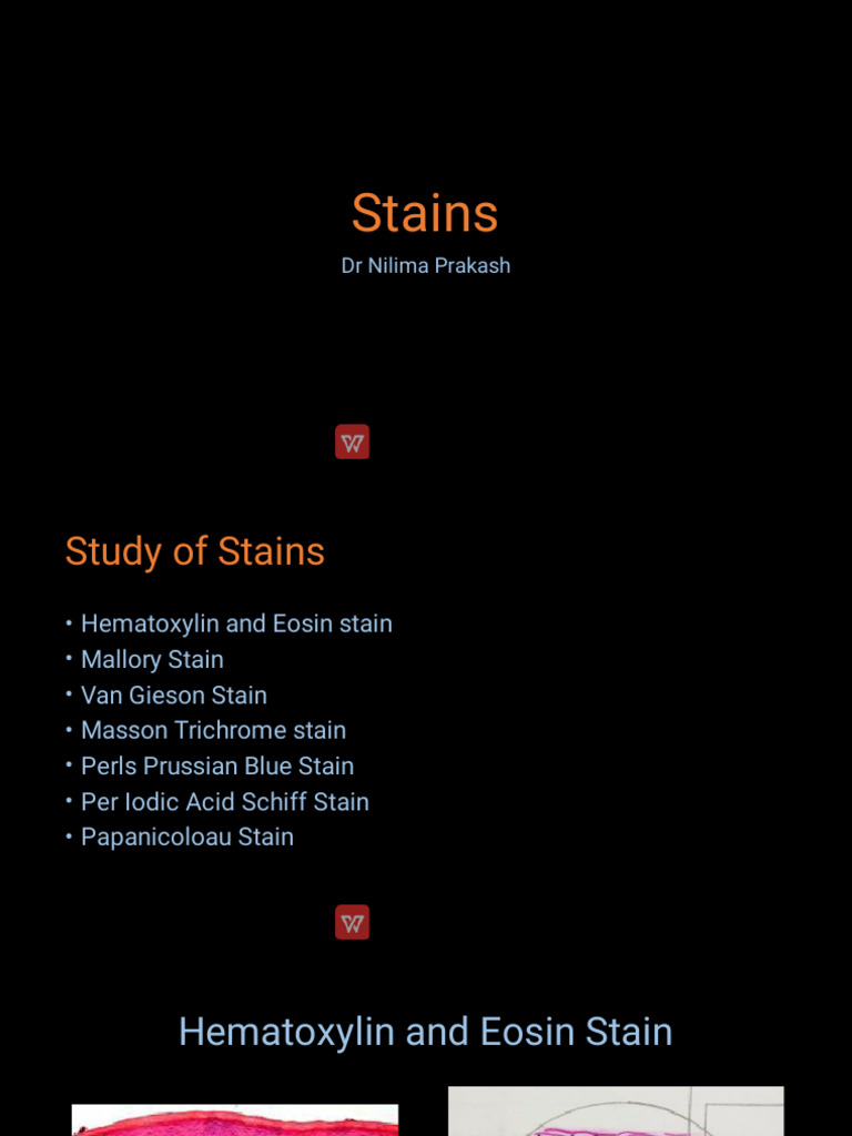 Stains and Cells | PDF