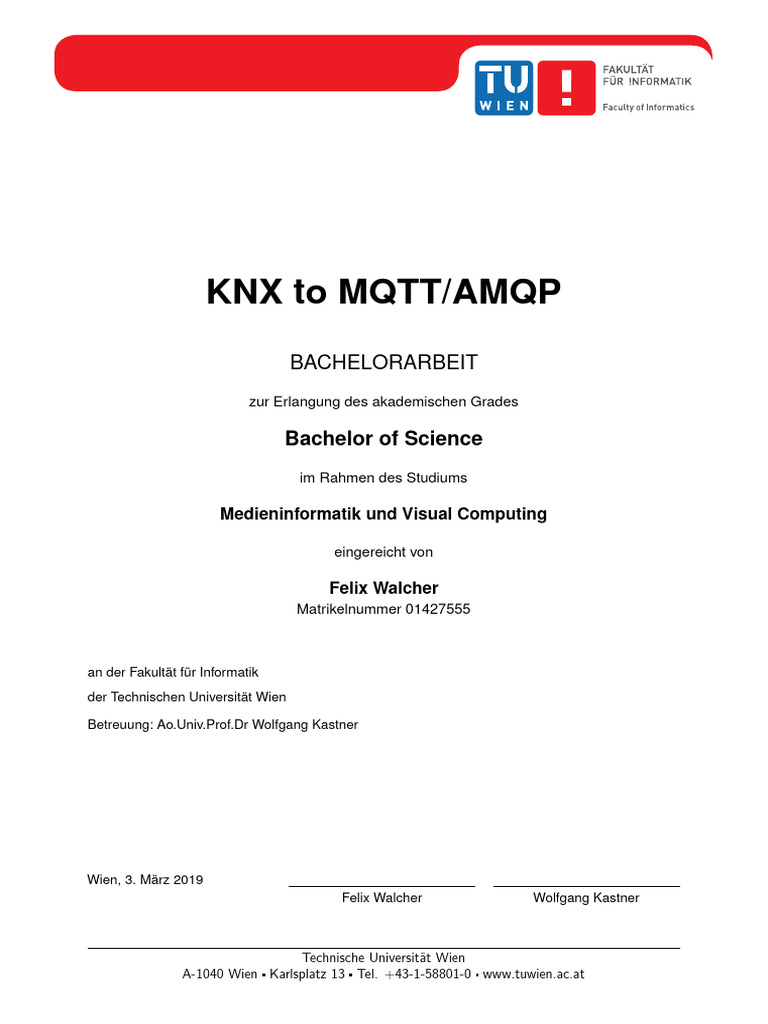 2019 - KNX To MQTT AMQP - en | PDF