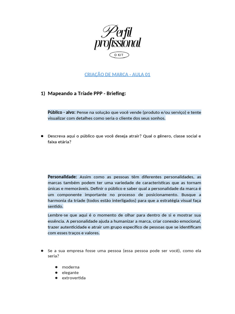 EXERCÍCIO - KPP - Modulo 5 | PDF