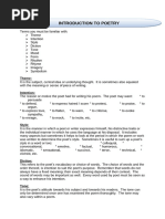 Grade 9 Poetry Study Guide | PDF | Poetry | Metre (Poetry)