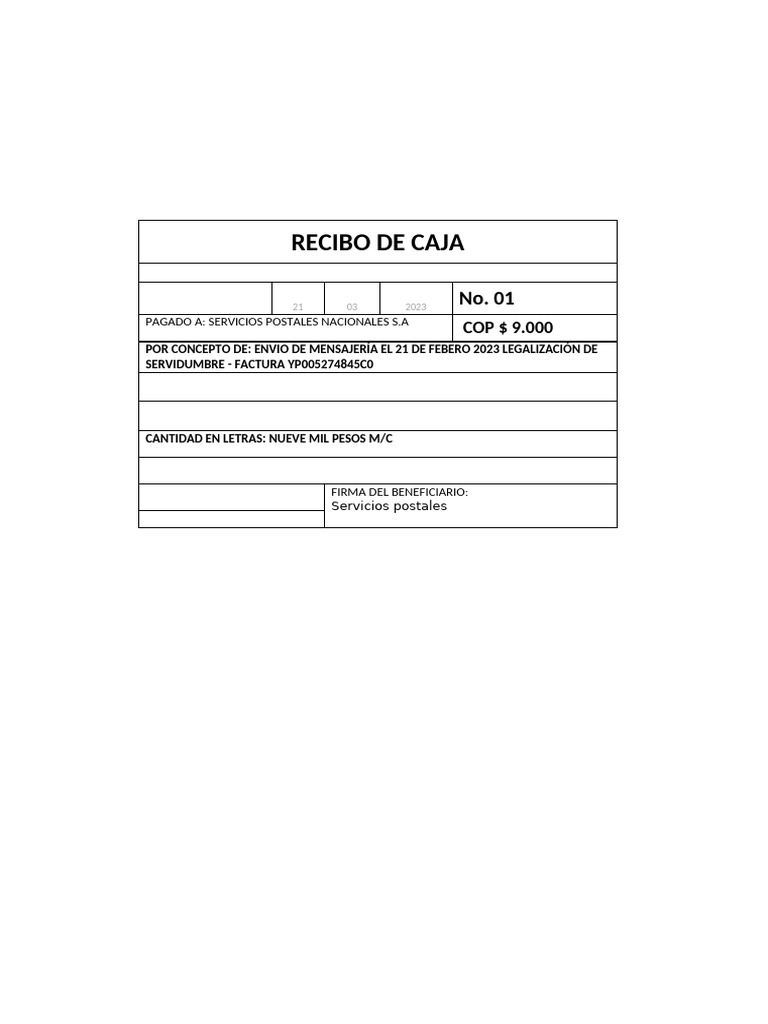 Modelo De Recibo De Caja En Word Y Excel Descarga Gratis My Xxx Hot Girl/recibos De Caja Para ...