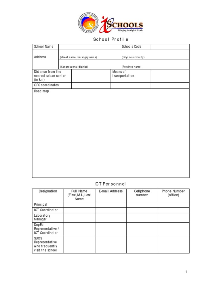School ICT and Student Profile Report | PDF