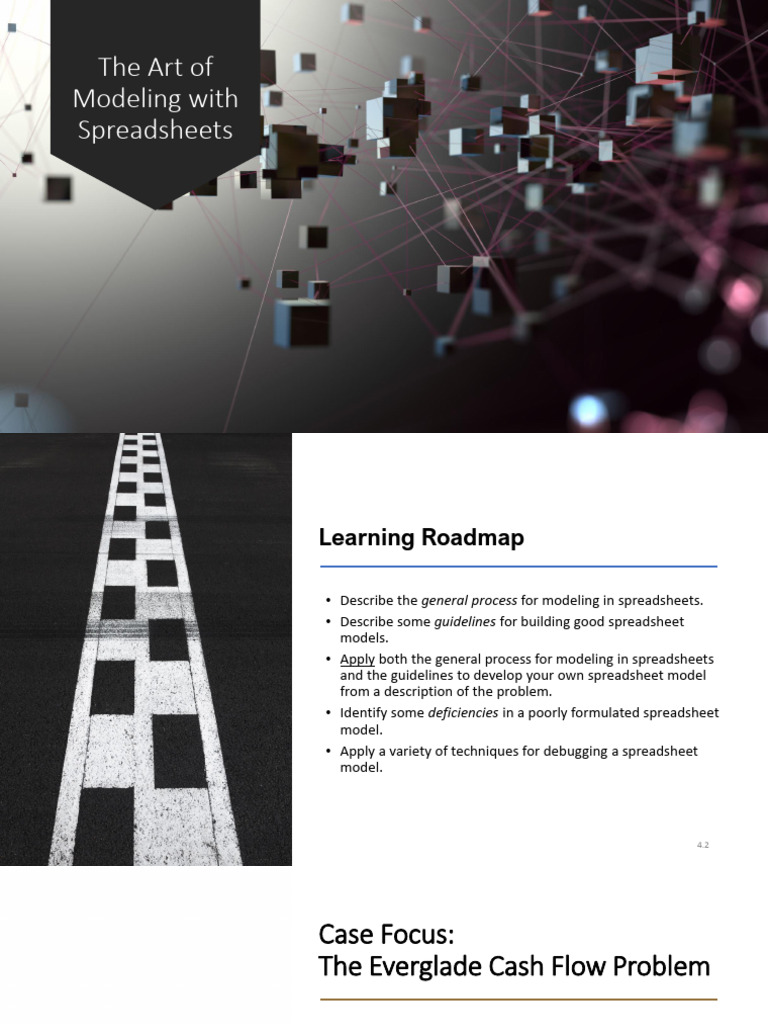 Chapter 4 - Art of Spreadsheet Modeling | PDF Chapter 4 - Art of Spreadsheet Modeling | PDF