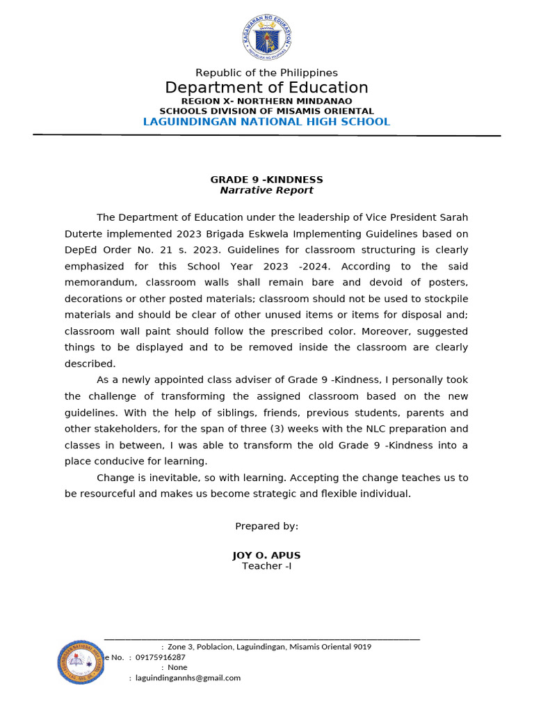 Classroom Structuring | PDF