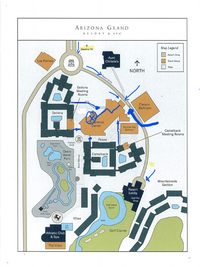 AZ Grand Map-Directions1 | PDF