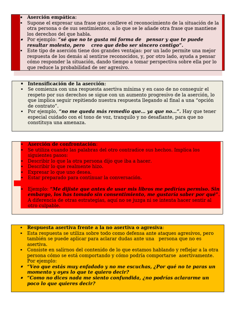Dinamicas de Aserción | PDF