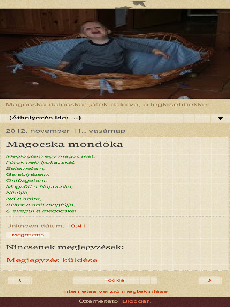 Magocska-Dalocska Magocska Mondóka | PDF