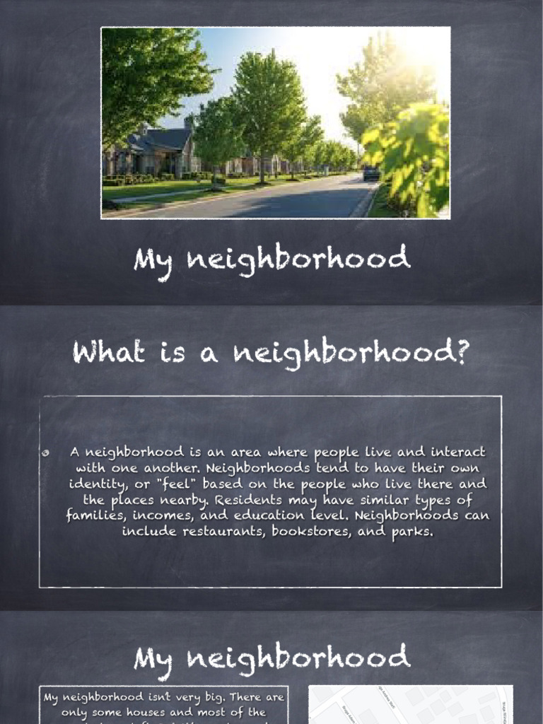 My Neighborhood | PDF