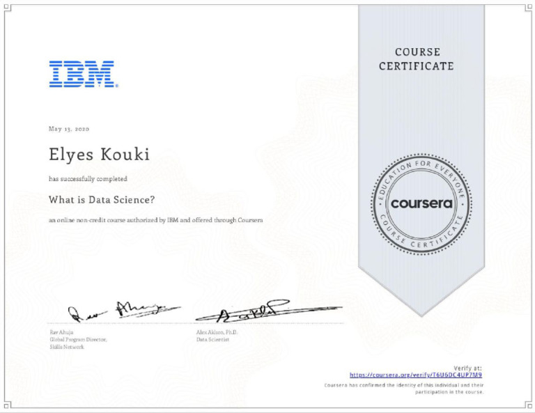 ibm certificate | PDF