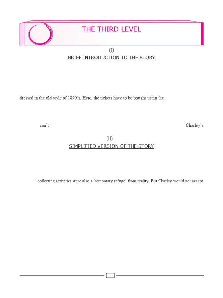 The Third Level | PDF