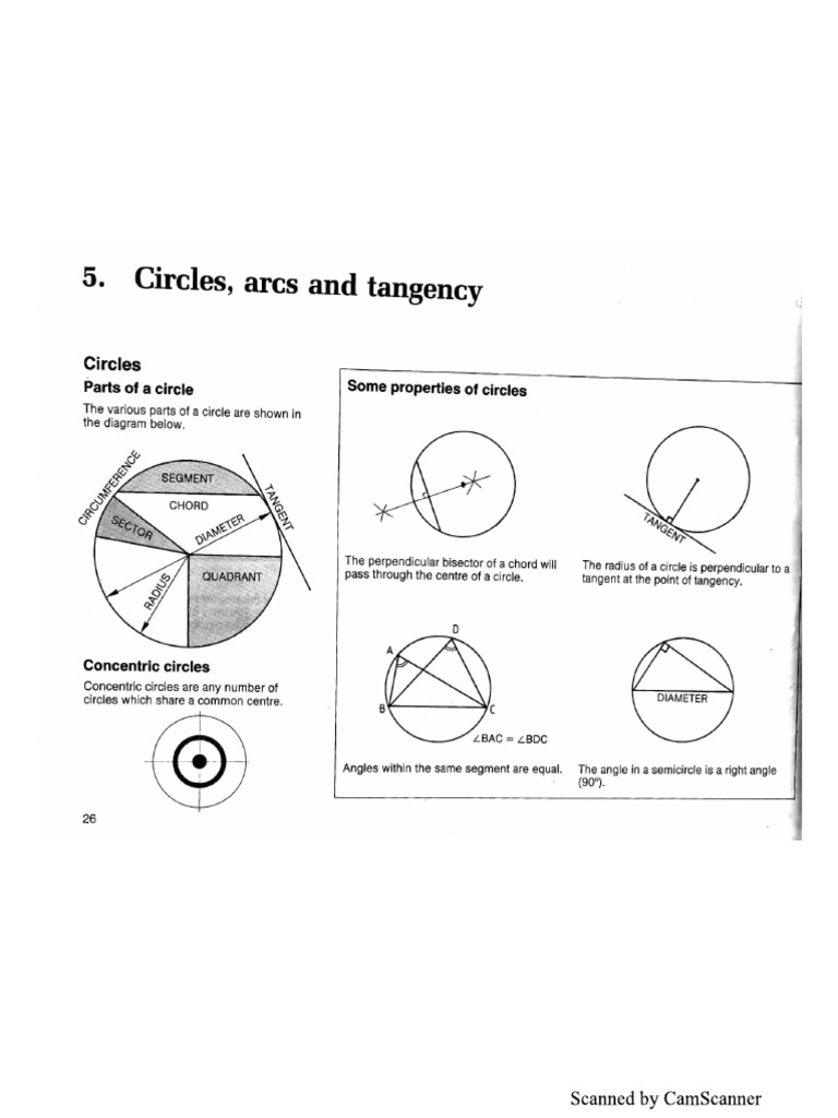 Circles and Tangents | PDF