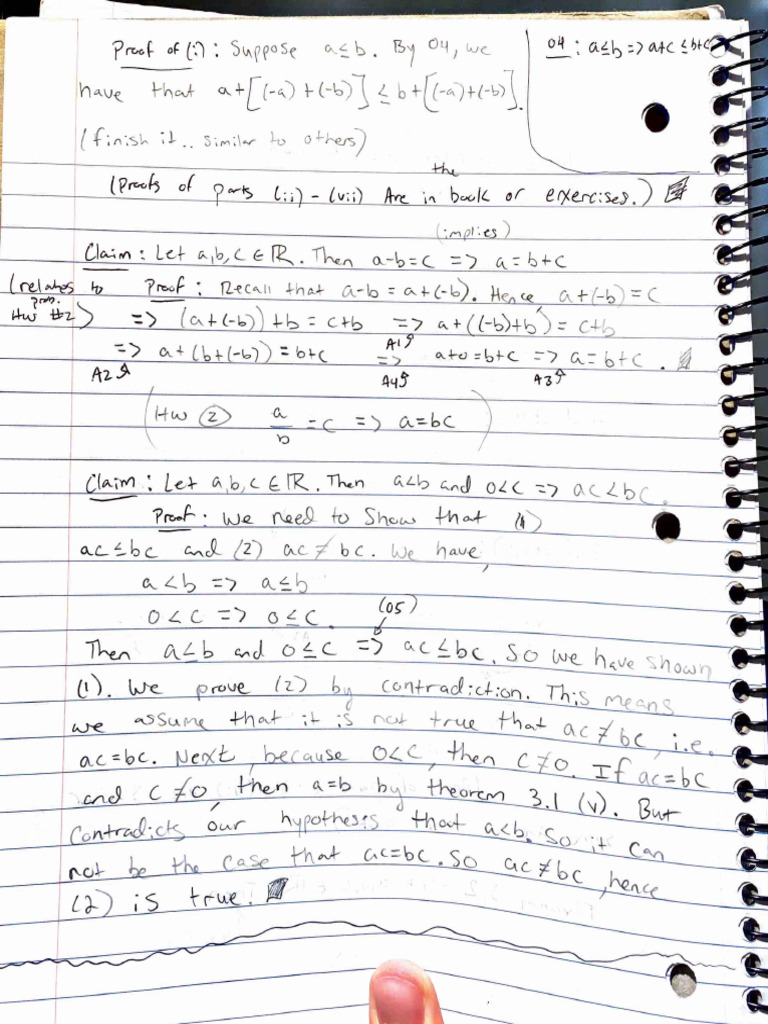 Advanced Calc 1 Notes (Part 2) | PDF