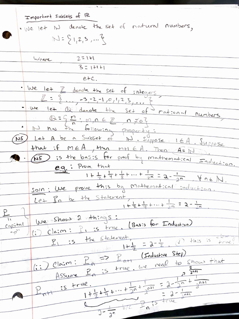 Advanced Calc 1 Notes (Part 3) | PDF