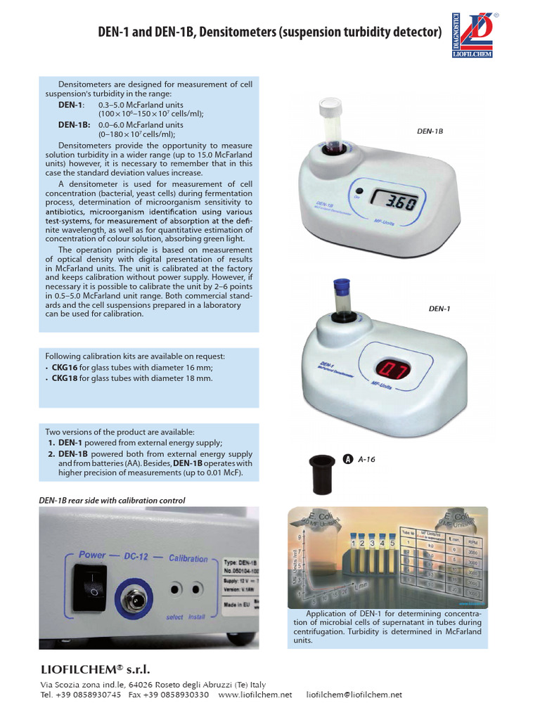 Densitometer | PDF
