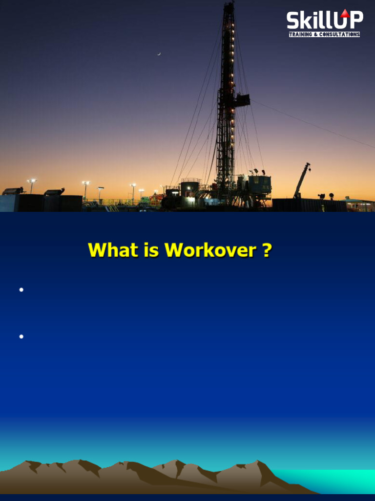 Workover Planning | PDF