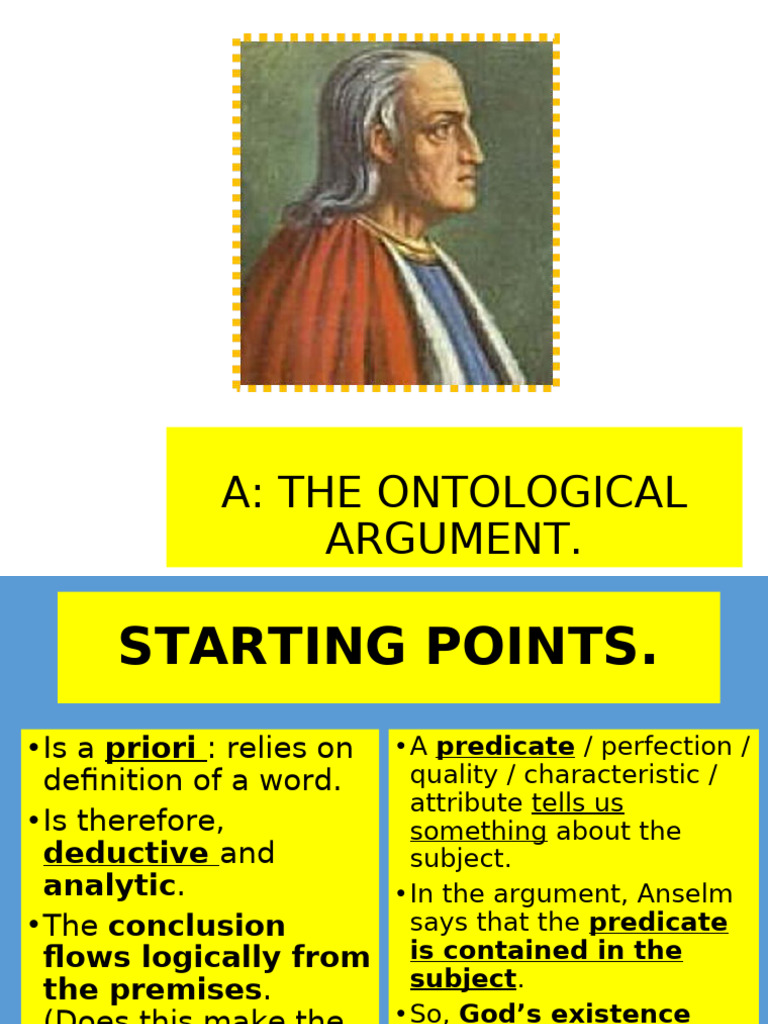Ontological Argument | PDF