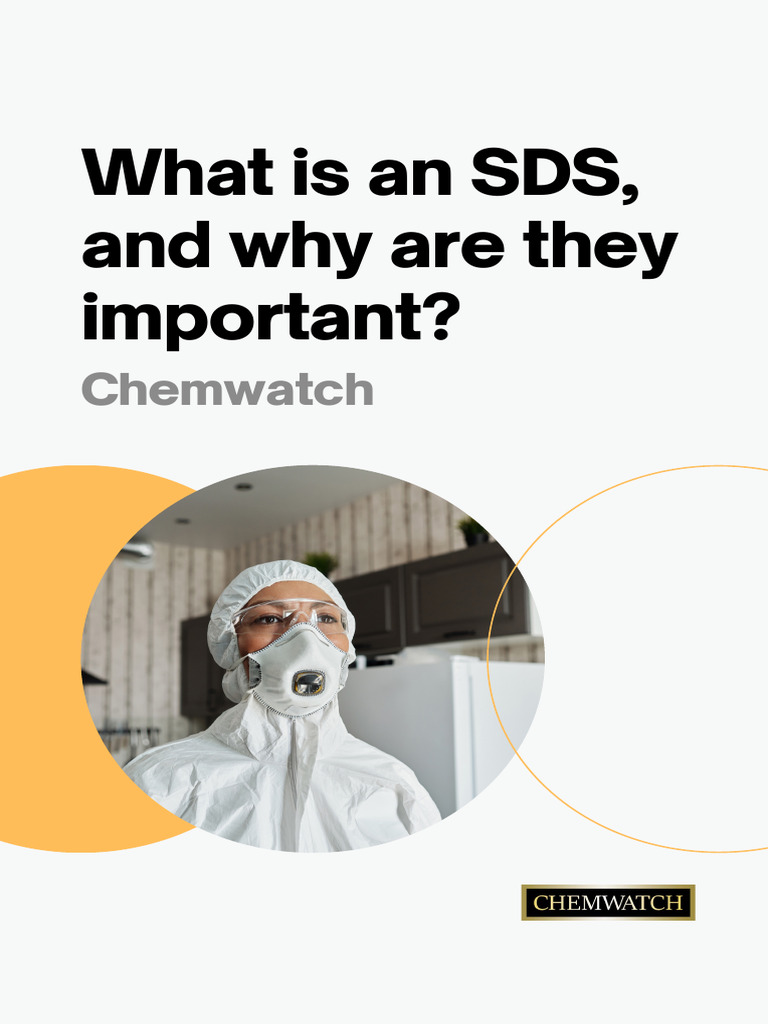 Chemwatch What Is An SDS | PDF | Hazards | Labor Relations