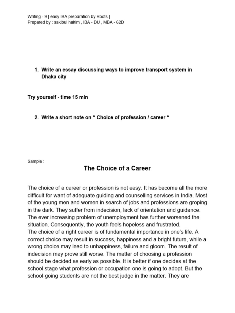 Writing 9 | PDF