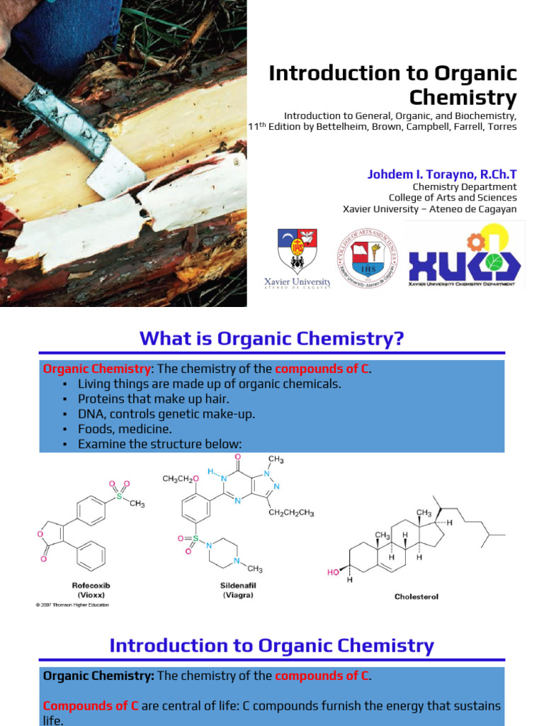 Handouts-Introduction To Organic Chemistry v2 | PDF