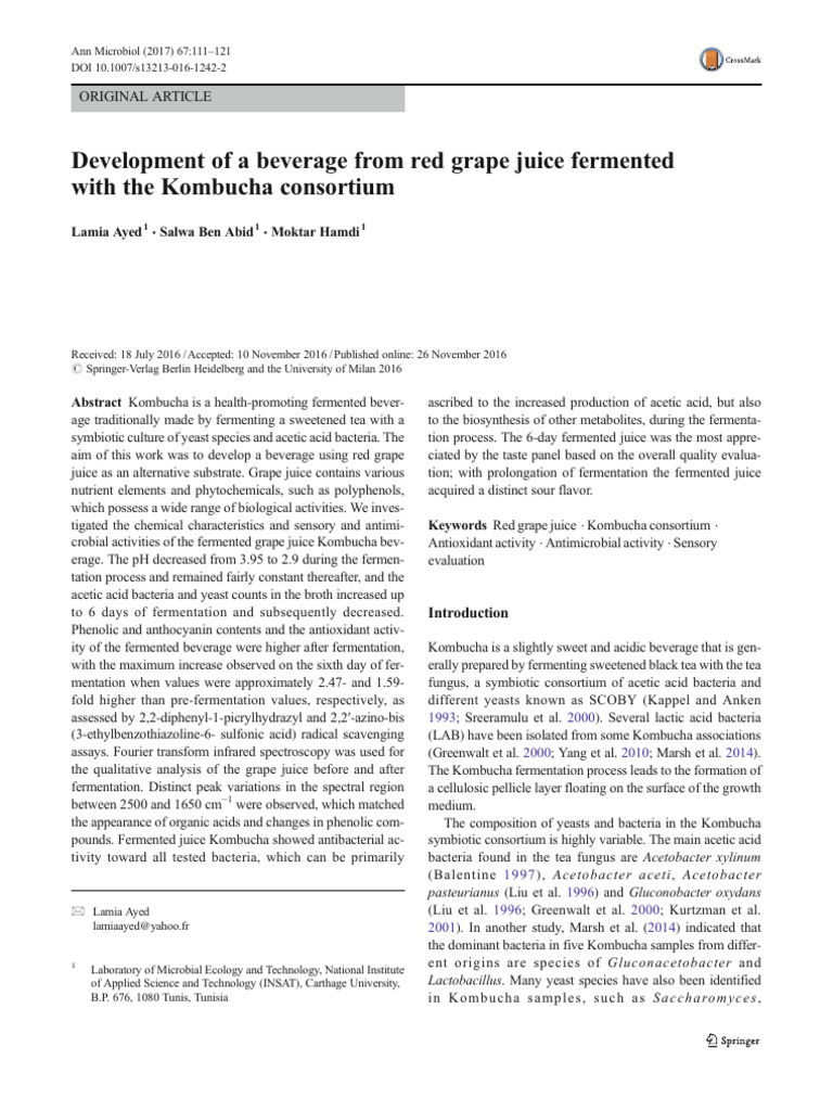 Ayed Et Al. 2017, Alternative 2 For Agar Plate Count Methodsology | PDF