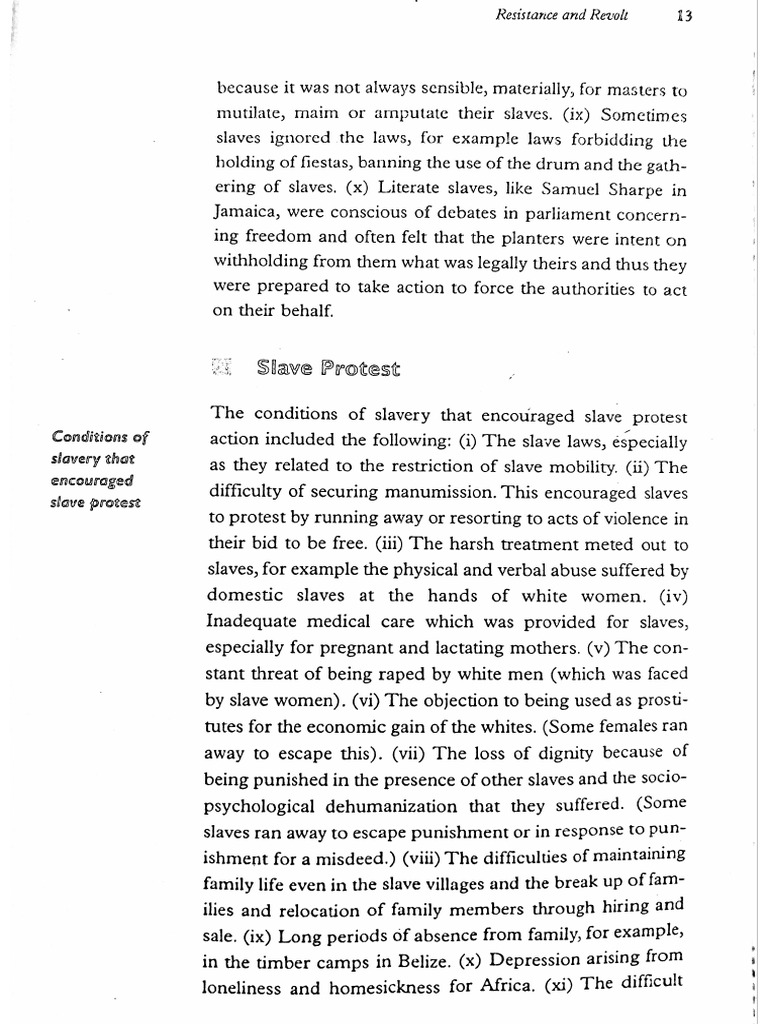 Slave Resistance | PDF