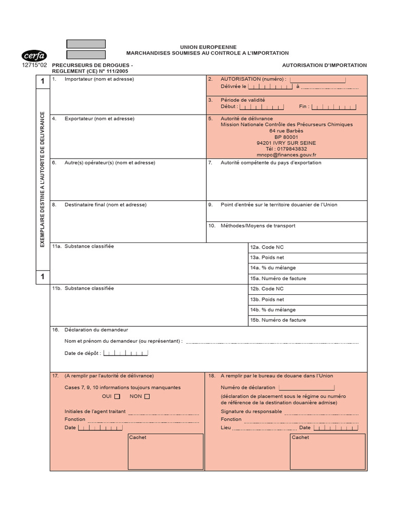 Cerfa 12715-02 | PDF
