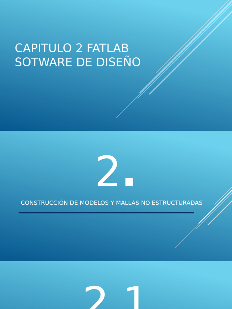 Capitulo 2 Fatlab Sotware de Diseño | PDF
