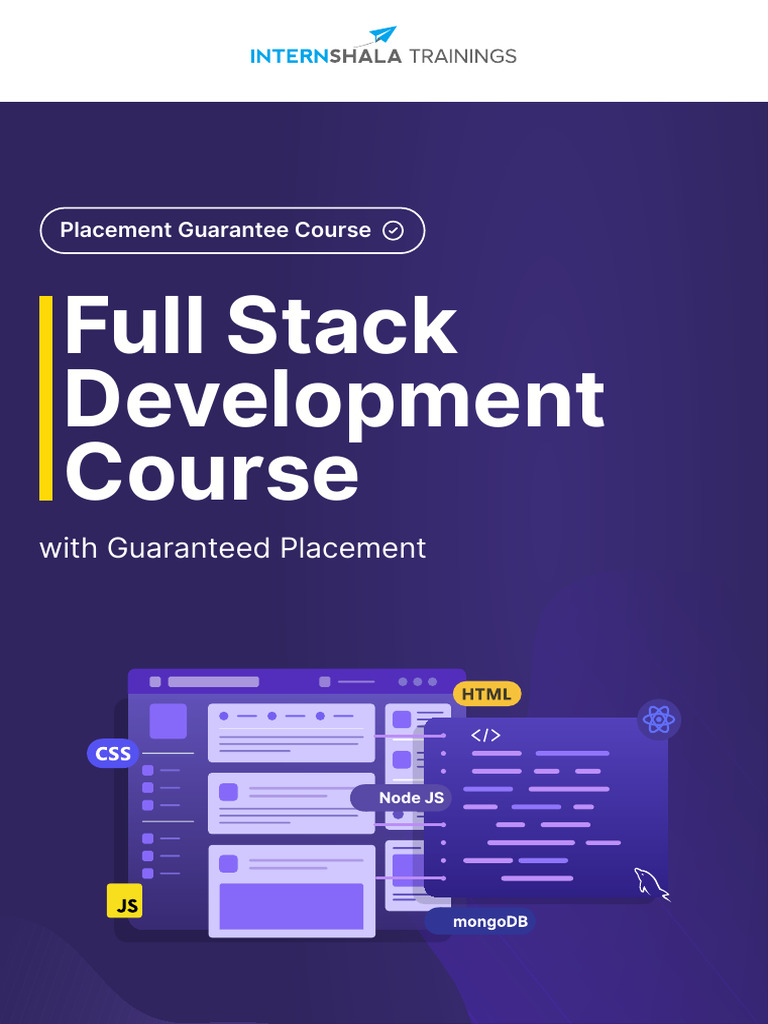 Full Stack Web Development Specialization v2 Brochure | PDF