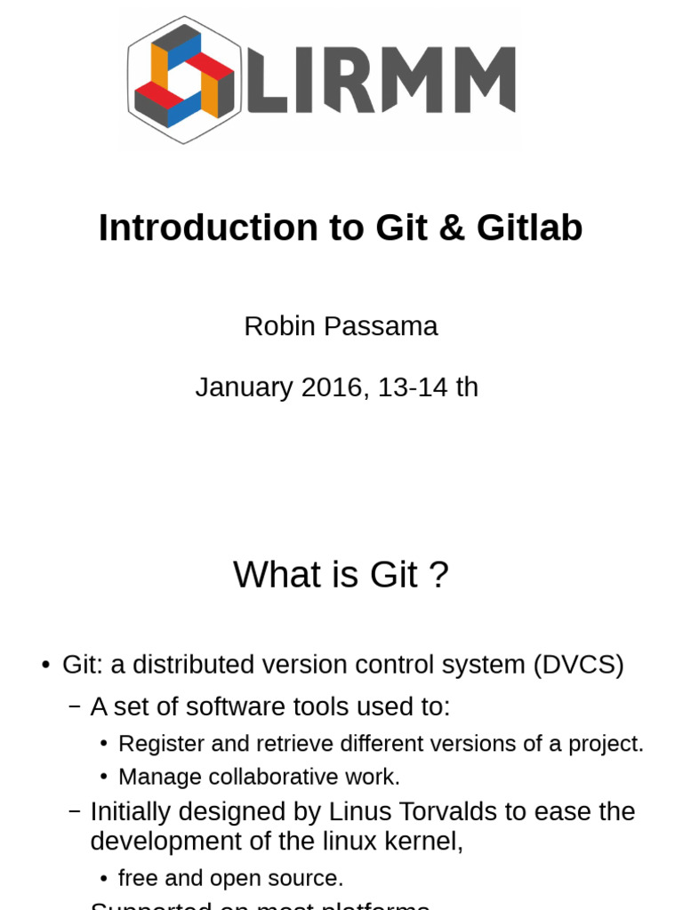 Initiation Git Gitlab | PDF Initiation Git Gitlab | PDF