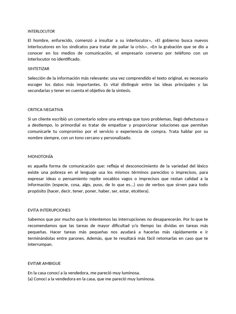 INTERLOCUTOR | PDF